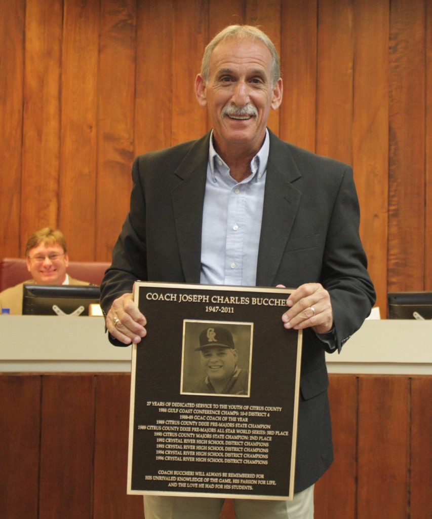 Thomas Talks on Citrus County Schools - Coach Buccheri Memorial Thanks ...
